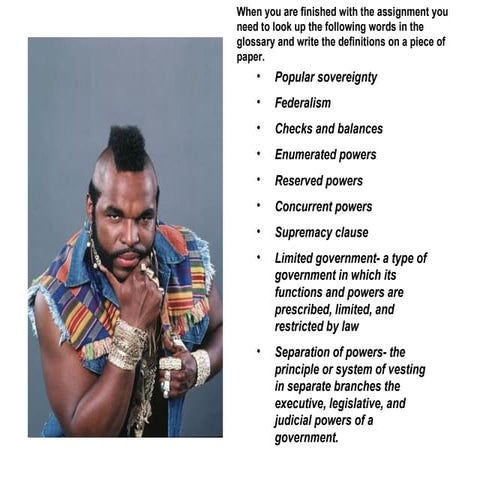 Four basic principles intro vocab | PPT