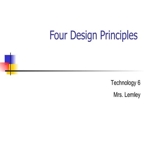 Fourdesignprinciples | PPT