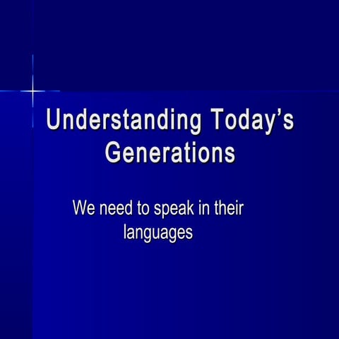 Four generations | PPT