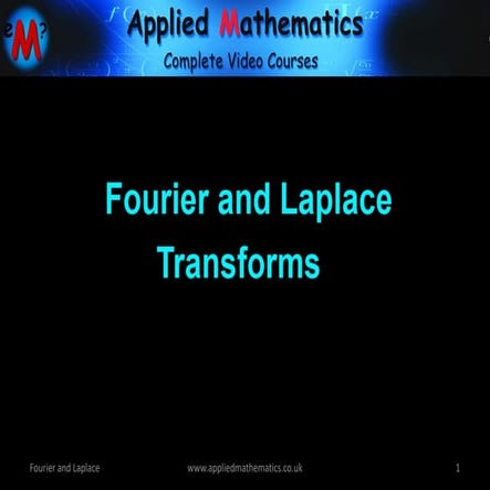 Introduction to Fourier and Laplace Transforms | PDF