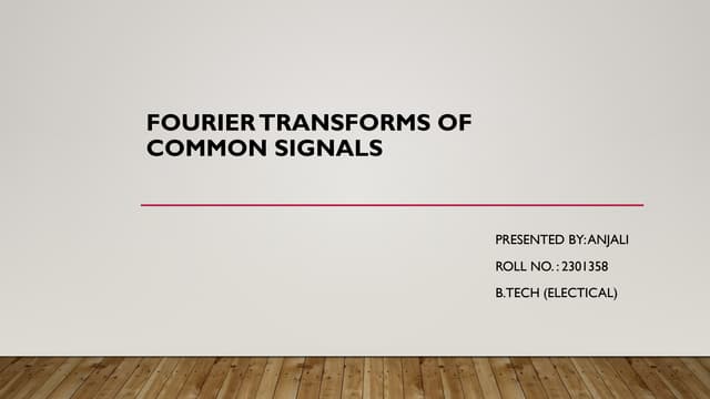 3.Frequency Domain Representation of Signals and Systems | PDF