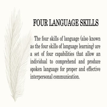 The four skills of language in education.pptx