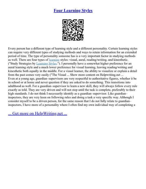 teaching and learning style | PPT | Educational Assessment | Education