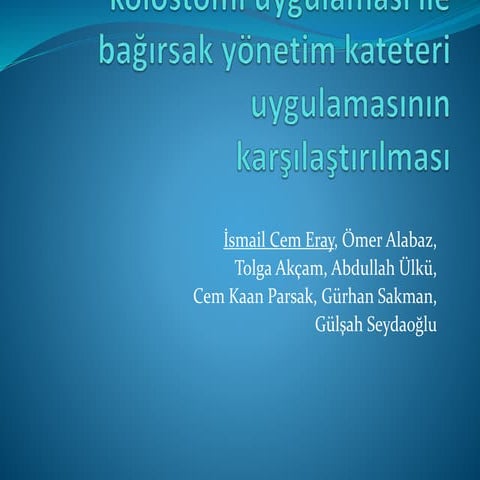 Fournier gangreni olgularında saptırıcı kolostomi uygulaması ile ...