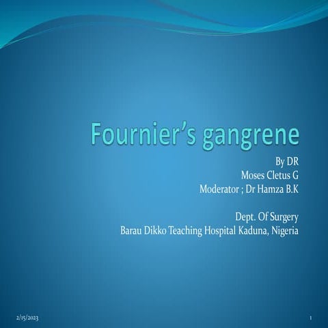 Fournier Gangrene.pptx