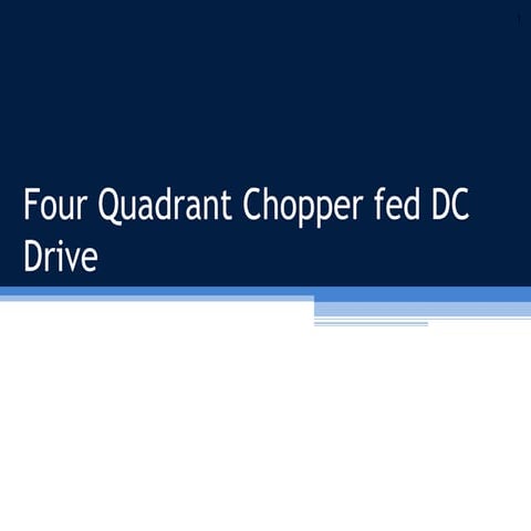 four quadrant operation of drives.ppt fo | PPT