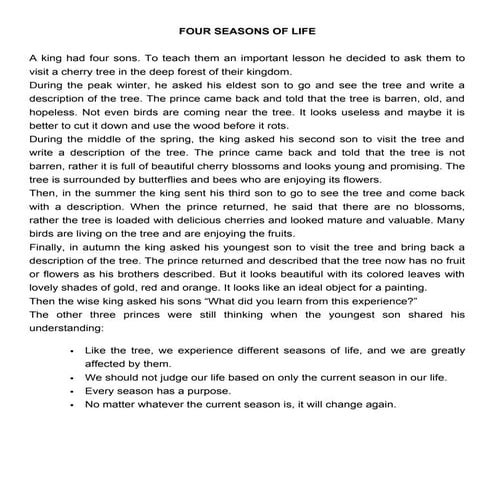 THE STORY OF FOUR SEASONS OF LIFE.docx