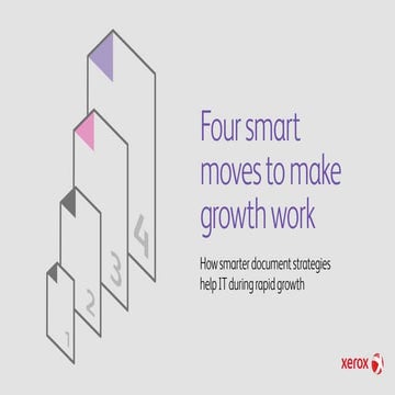 Four Smart Moves To Make Growth Work | PPT
