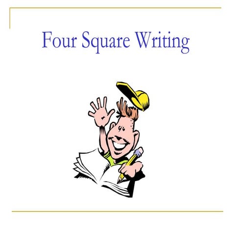 Four square writing | PPT