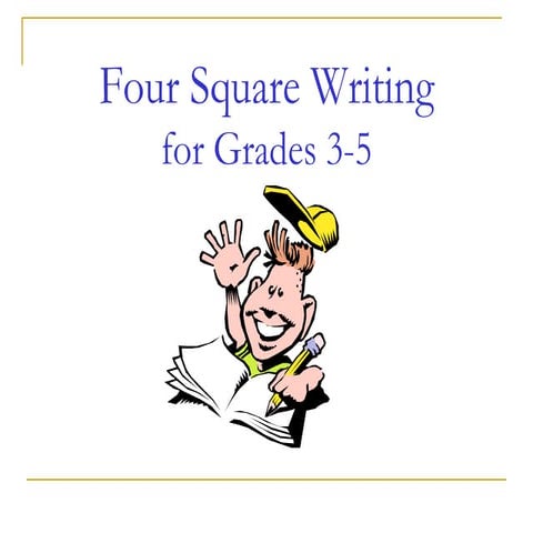 Four square writing_for_grades_3-5 | PPT