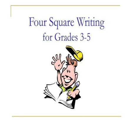 Four Square Writing For Grades 3-5 | PDF
