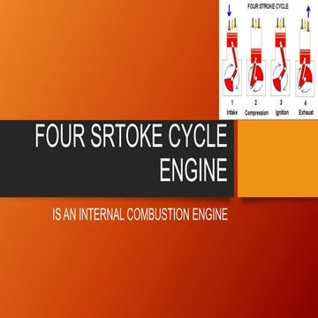 Four srtoke cycle engine | PPT