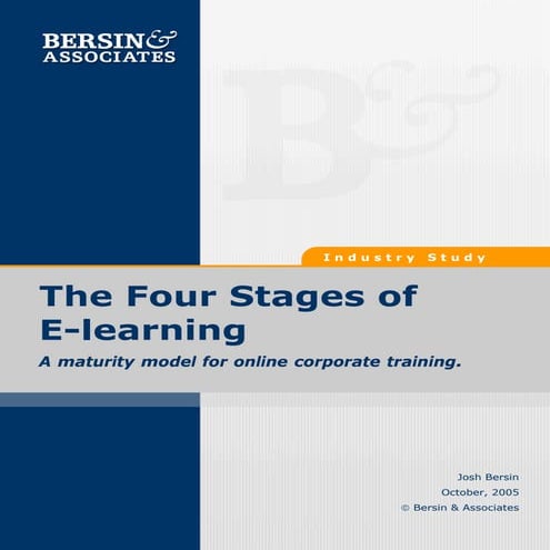 Four Stages Of E Learning | PDF