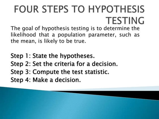 Hypothesis for bn 1 | PPT