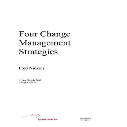 Four Strategies | PDF