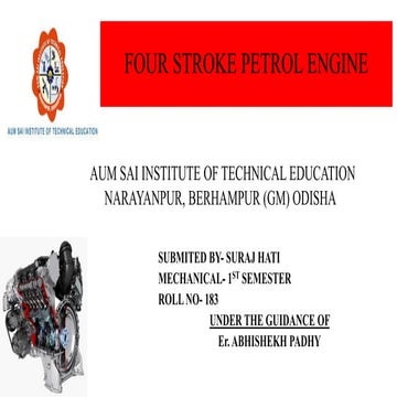 Four Stroke Petrol Engine.pptx