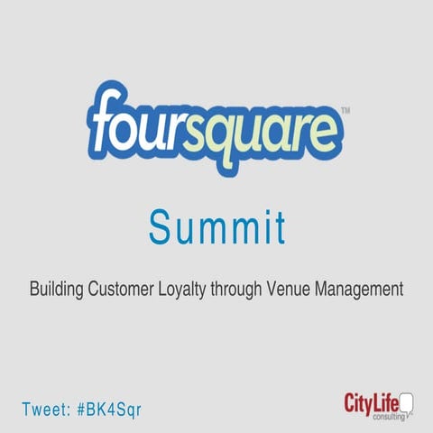 How to Claim a Foursquare Venue Listing | PPTX