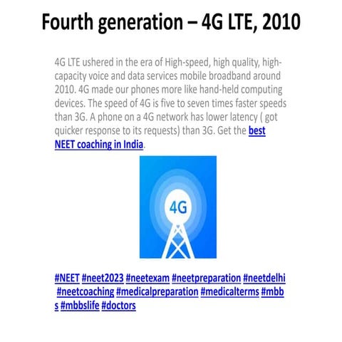 Fourth generation – 4G LTE, 2010.pptx