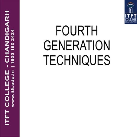 ITFT - Fourth generation techniques | PDF