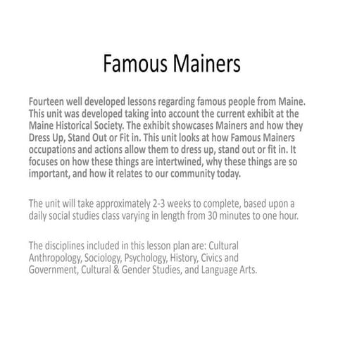 4th grade social studies unit | PPTX