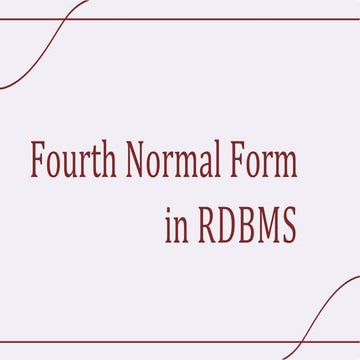 Fourth Normal Form.pptx