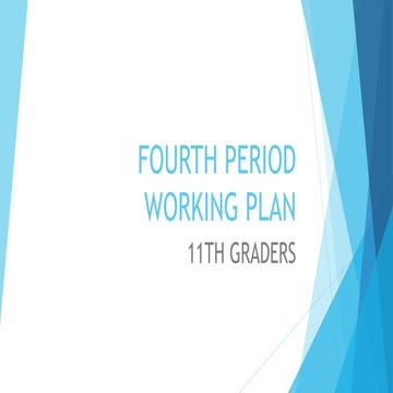 Fourth period planning 11- AJC-Carmen Yela | PPT