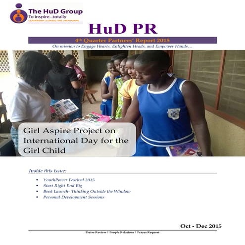 Fourth Quarter HuD PR, 2015 | PDF | Non-Profit Organizations | Industries