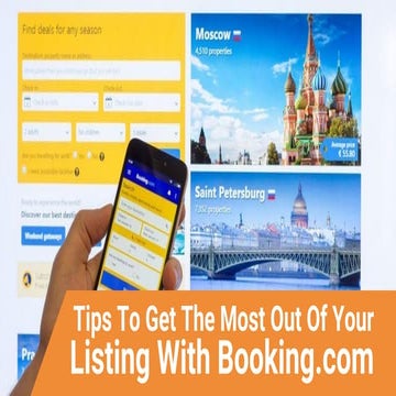 Four tips to get the most out of your listing with booking.com