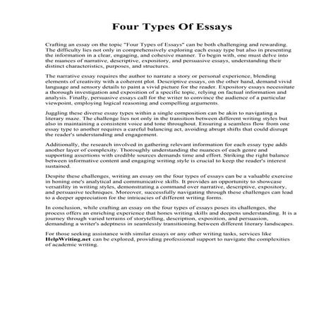 Four Types Of Essays.pdf