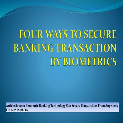 Security Protocols for Mobile Banking Application | PDF