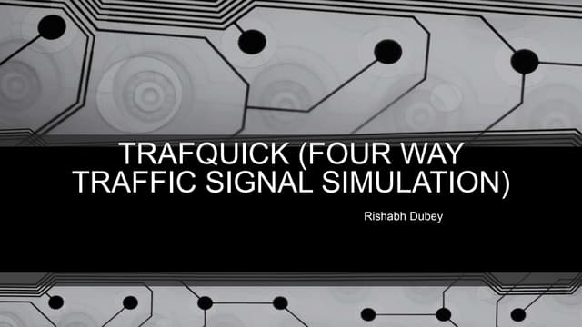 Type of traffic signals Ppt | PPTX