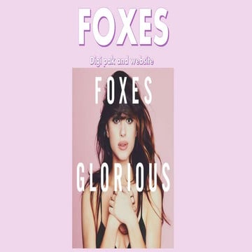 Foxes media studies digi pak | PPT