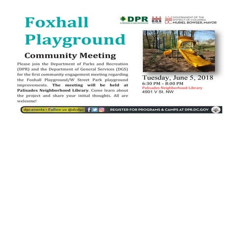 Foxhall flyer - june 2018 | PDF