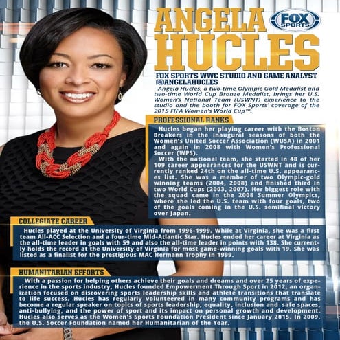 Angela Hucles - Fox Sports Bio | PDF