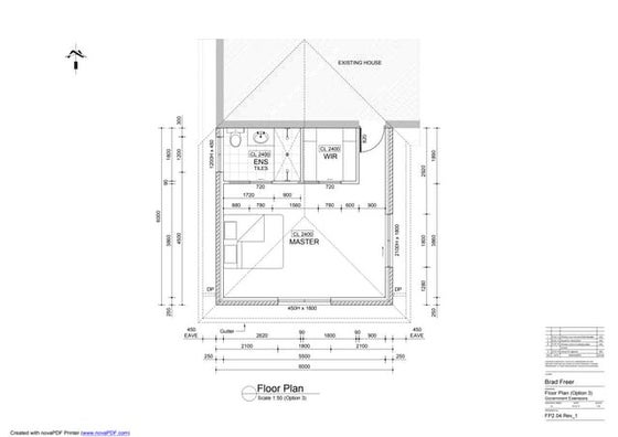 Floor plan Elevs option 1 | PPT