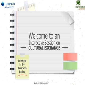 Interactive Session on Cultural Exchange | PPT