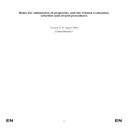 Fp7 evrules en | PDF