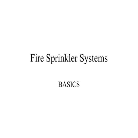Fire protection basic design concept according to NFPA | PPT