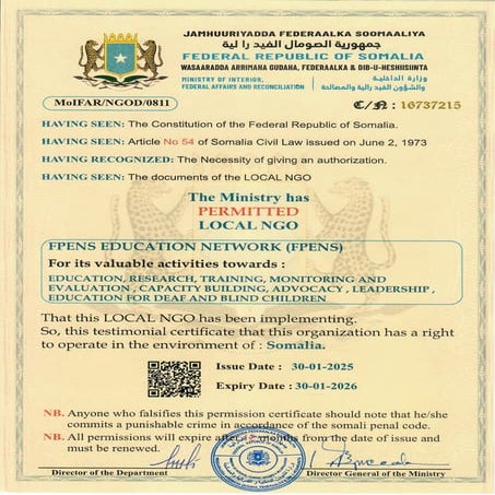 FPENS EDUCATION NETWORK ORGANIZATIONAL PROFILE | PDF