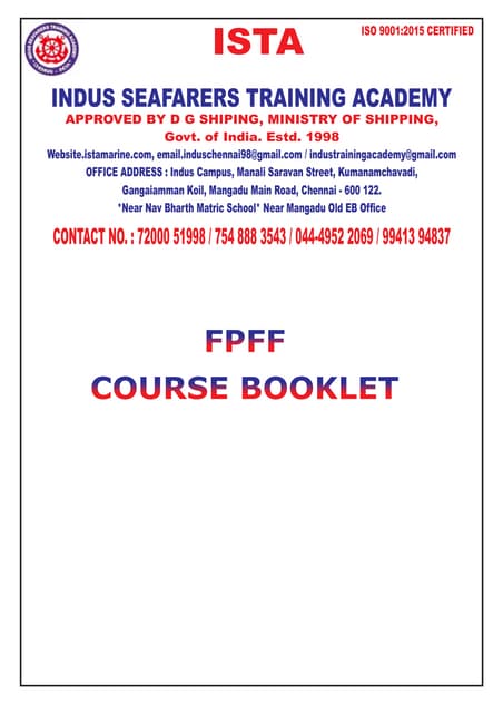 Fire Fighting system on ship | PPT