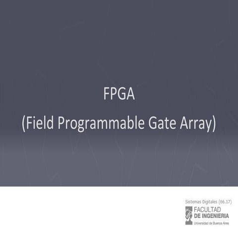 Fpga | PPT