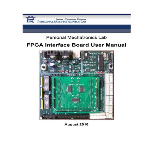 Fpga board user manual | PDF