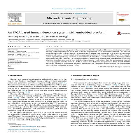 Fpga Human Detection Pdf