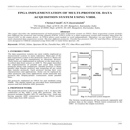 Fpga Implementation Of Multi Protocol Data Pdf 