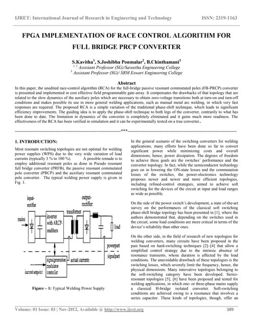 Comparison of Conventional Converter with Three-Phase Single- Stage Ac ...