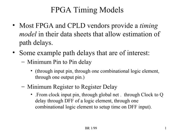 Fpga Timing Models With Electric Motor System Ppt