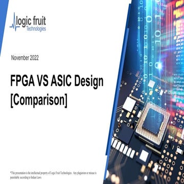 Fpga Vs Asic Design [comparison]