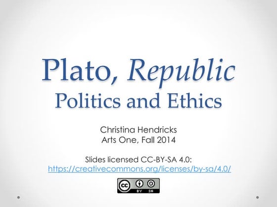 Plato's Republic | PPT | Politics