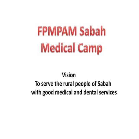 Fpmpam sabah medical camp. composite. | PPT