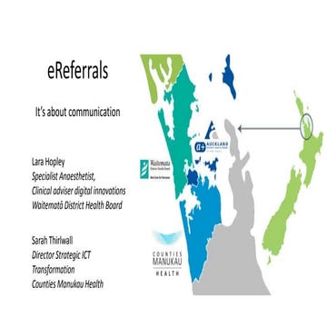 eReferrals - it's about communication | PPTX | Medical Health